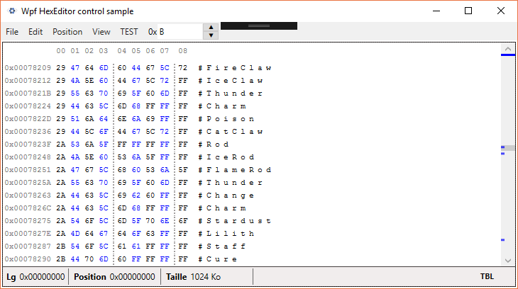 Wpfhexeditorcontrol Wpf Hexeditor Is A Powerful And Fully Customisable User Control For